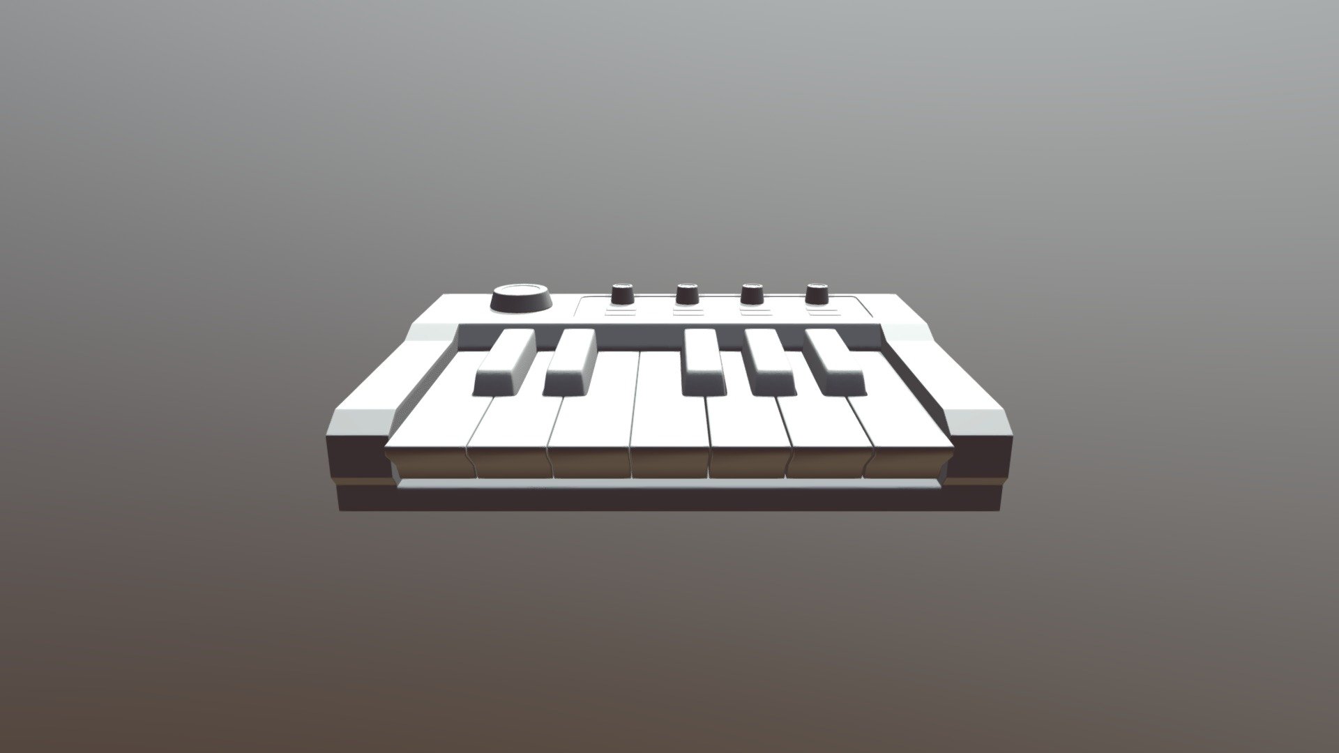 Keyboard Synth - 3D model by Dat Pixman (@raulrkv) [ea6573d] - Sketchfab