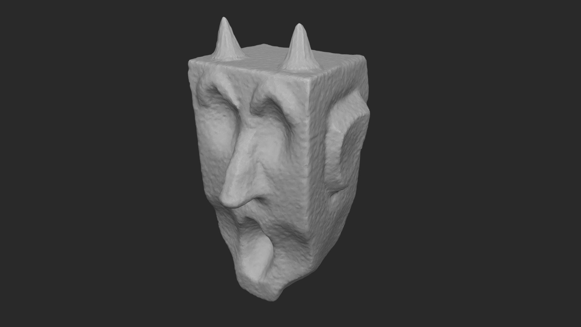 Shocked Rock - 3D model by Mark T. Forsyth (@marktforsyth) [ea65d9b ...