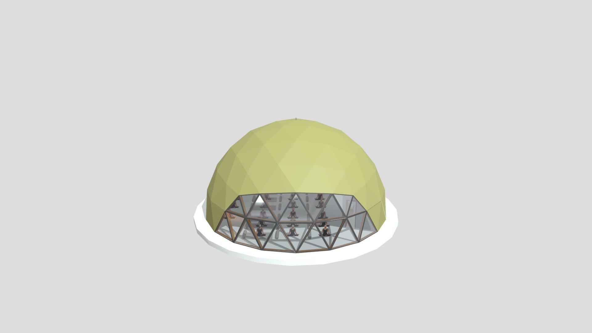 Domo Yoga color 220 - Download Free 3D model by NatanaelDocampo ...