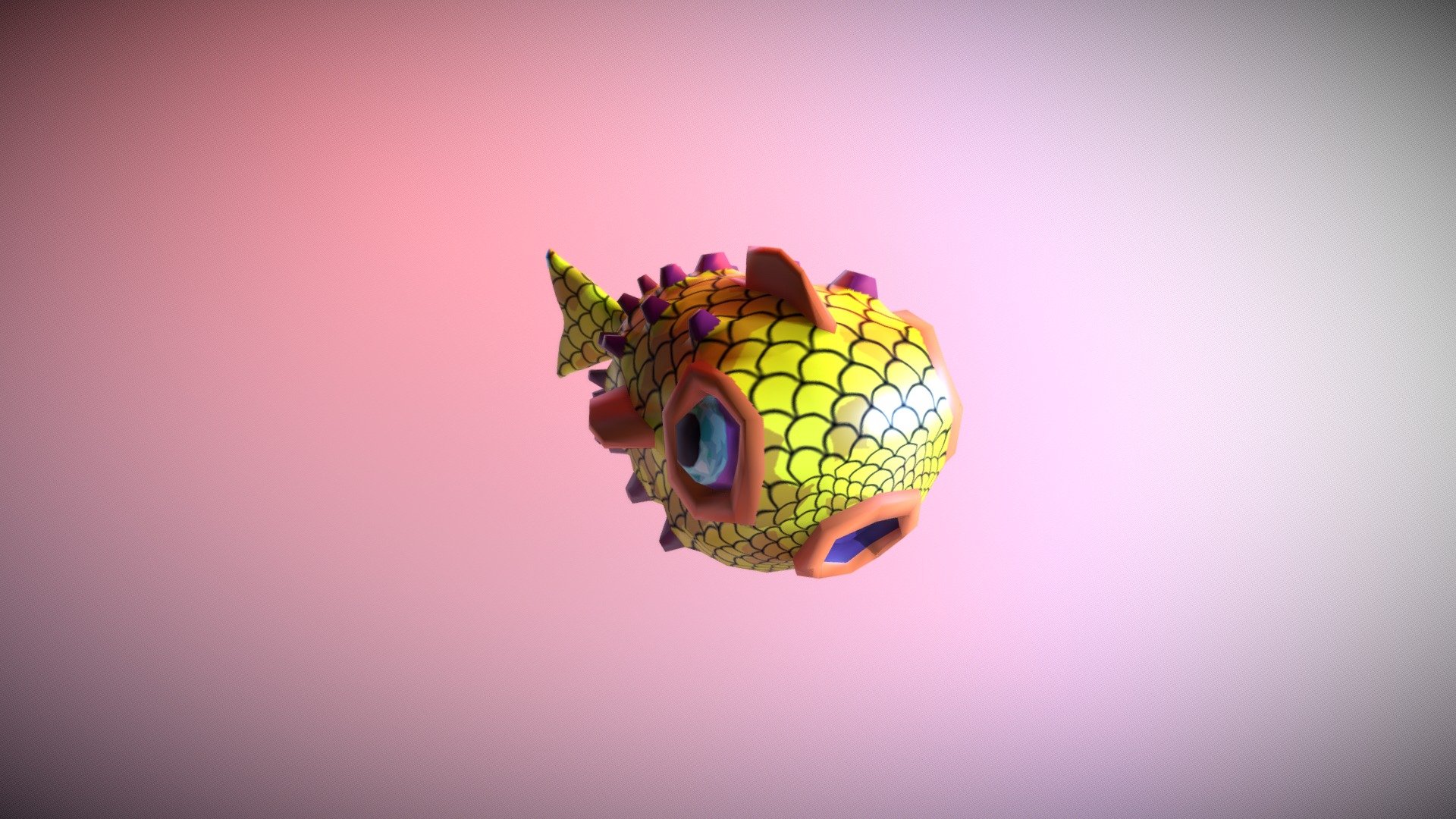 Puffer Fish Spike - Buy Royalty Free 3D model by StuartDeVille [ea6d449 ...