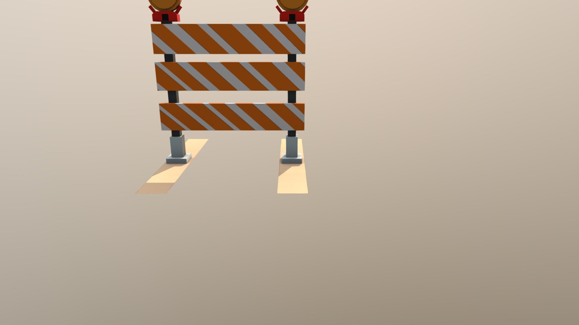 Road Block - 3D model by Pwinstone [ea6fe64] - Sketchfab