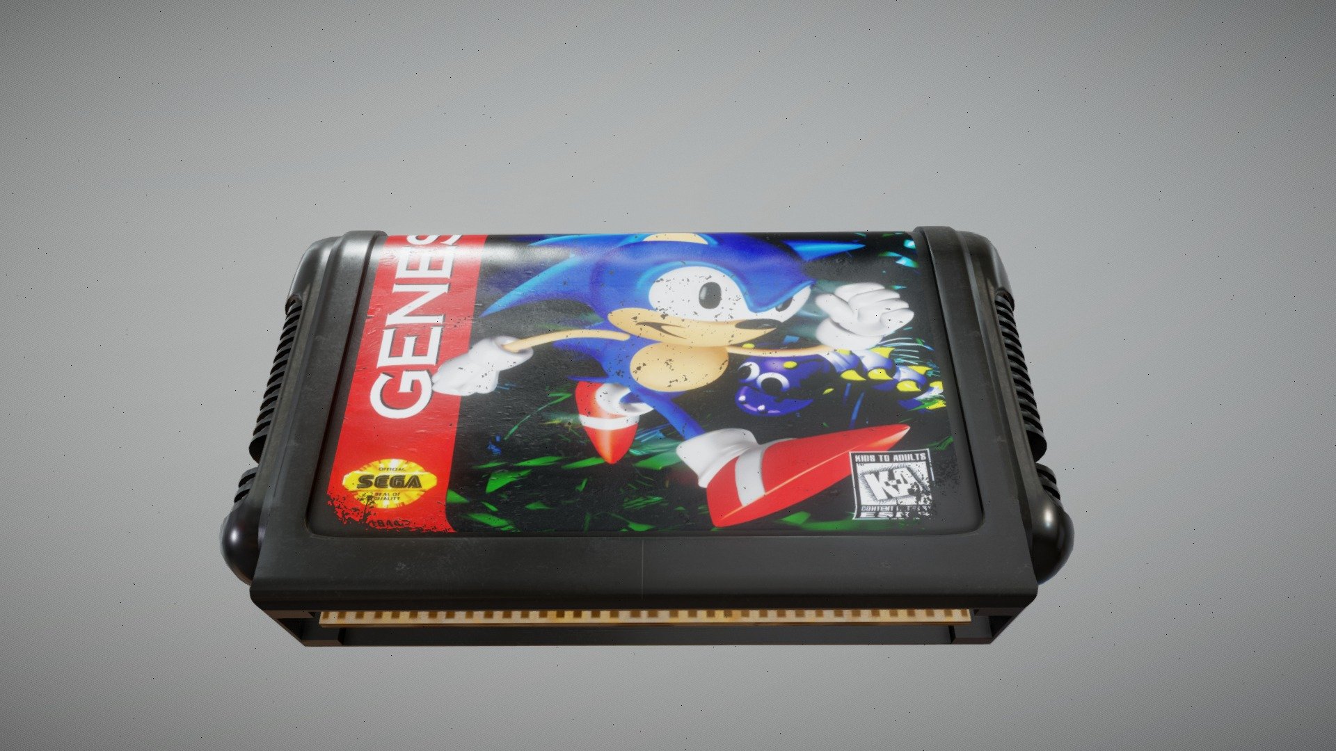 Sega Sonic 3D Blast Cartridge - Download Free 3D model by Ci Mur (@CMur ...