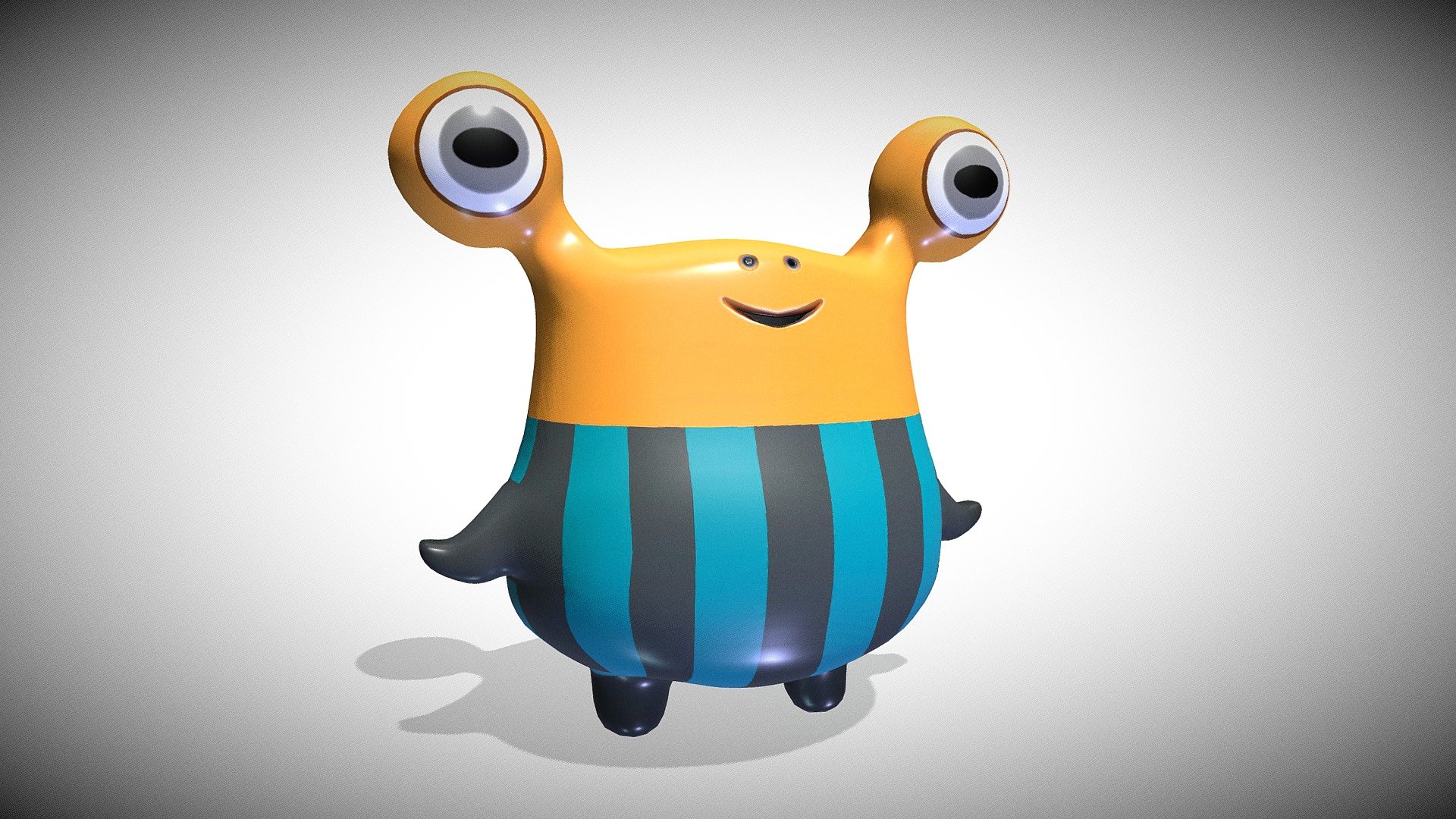 Cute Alien - 3D model by Kaique Tavares (@kaiquetavares) [ea70d8b ...