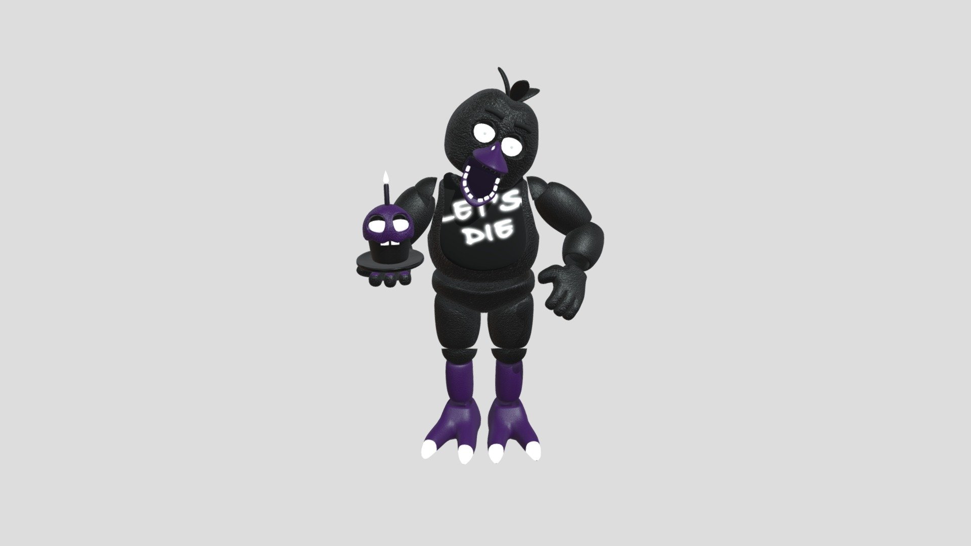 Shadow Chica The Chicken - Download Free 3D model by NachiG [ea71178 ...