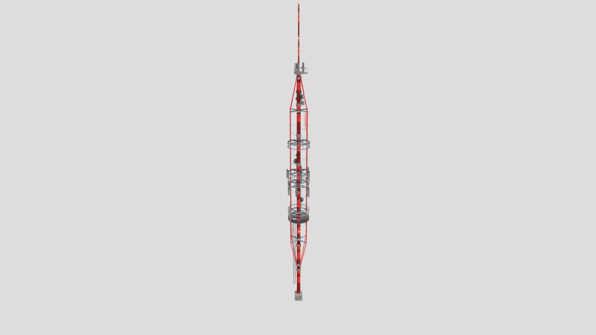 Contoh Tower Pemancar Gelombang Radio - 3D model by diannugr [ea715ac ...