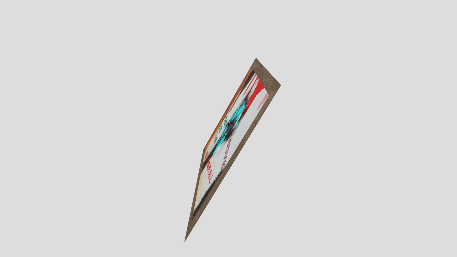 FMP Level 3 Year 2 Graffiti Art - 3D model by Izzy_shippers [ea7162f] - Sketchfab