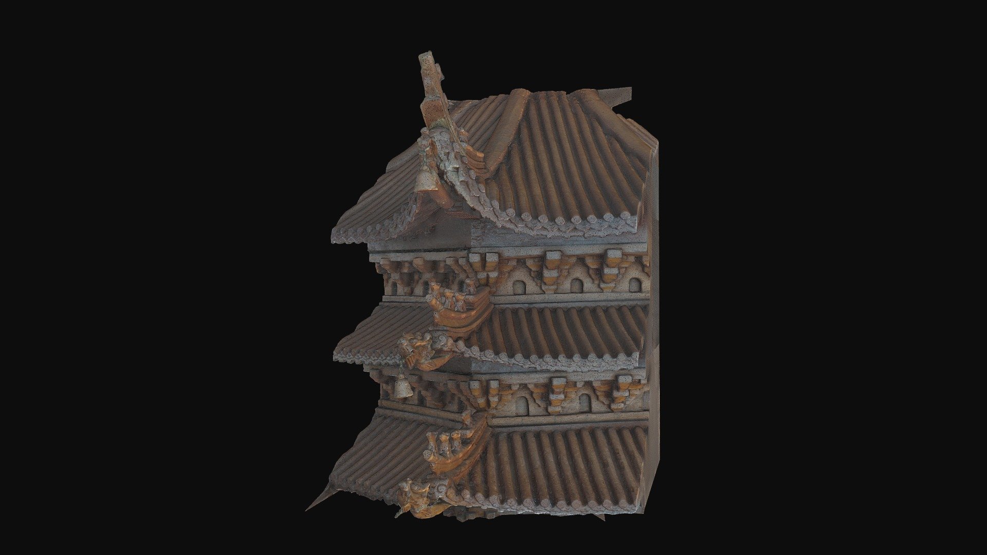Pagoda_ Corner_PointCloud_5M - 3D model by National Heritage Board ...