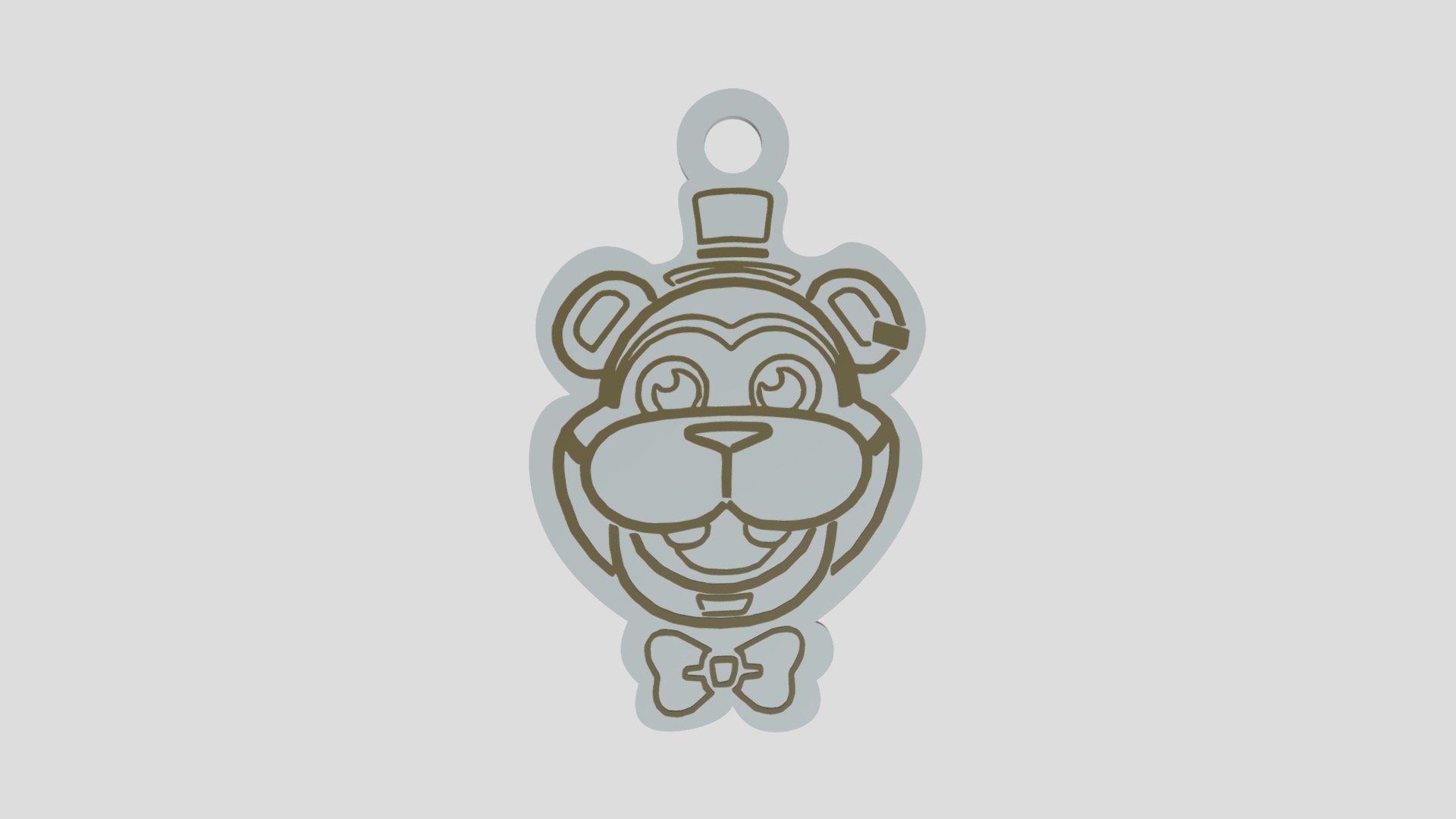 Glamrock Freddy Chain - FNAF SB Keychain - Download Free 3D model by ...