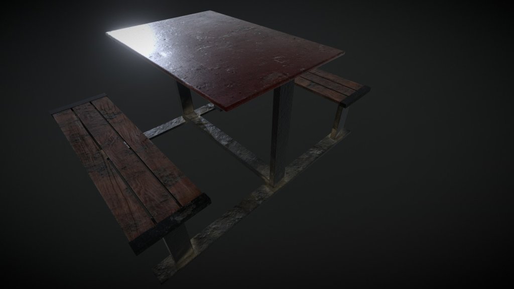 Street Table - 3D model by slim_shady24 [ea73352] - Sketchfab
