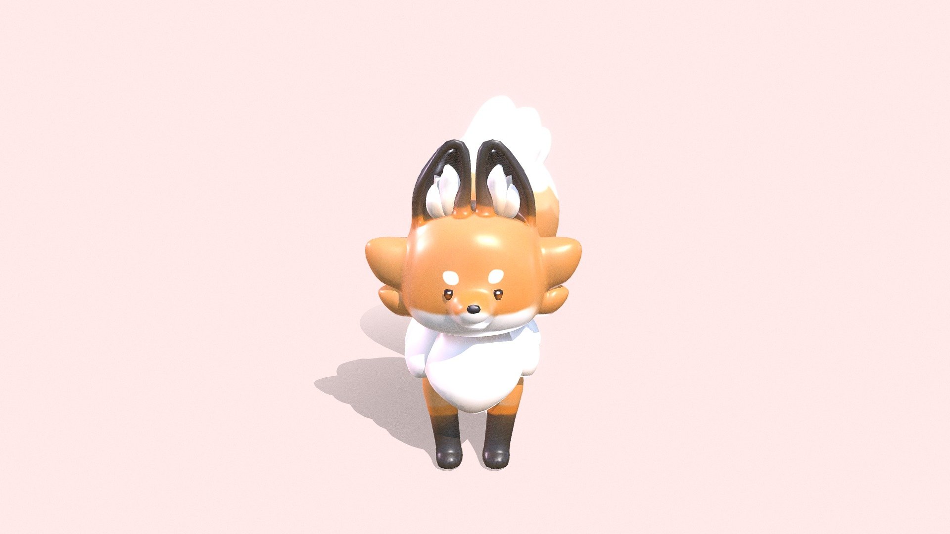 Fox_stand Figure - 3D model by ggma5002 [ea74292] - Sketchfab