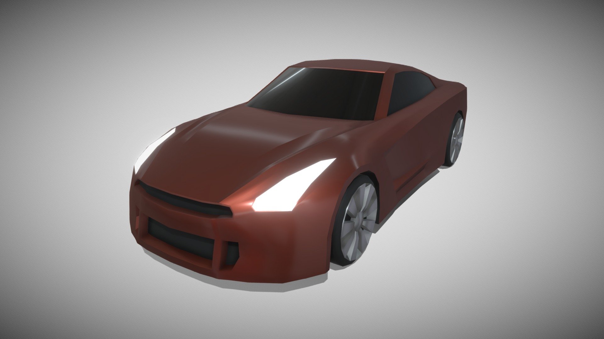 Low Poly Nissan GTR - Download Free 3D model by kulonee (@ynesolefru ...