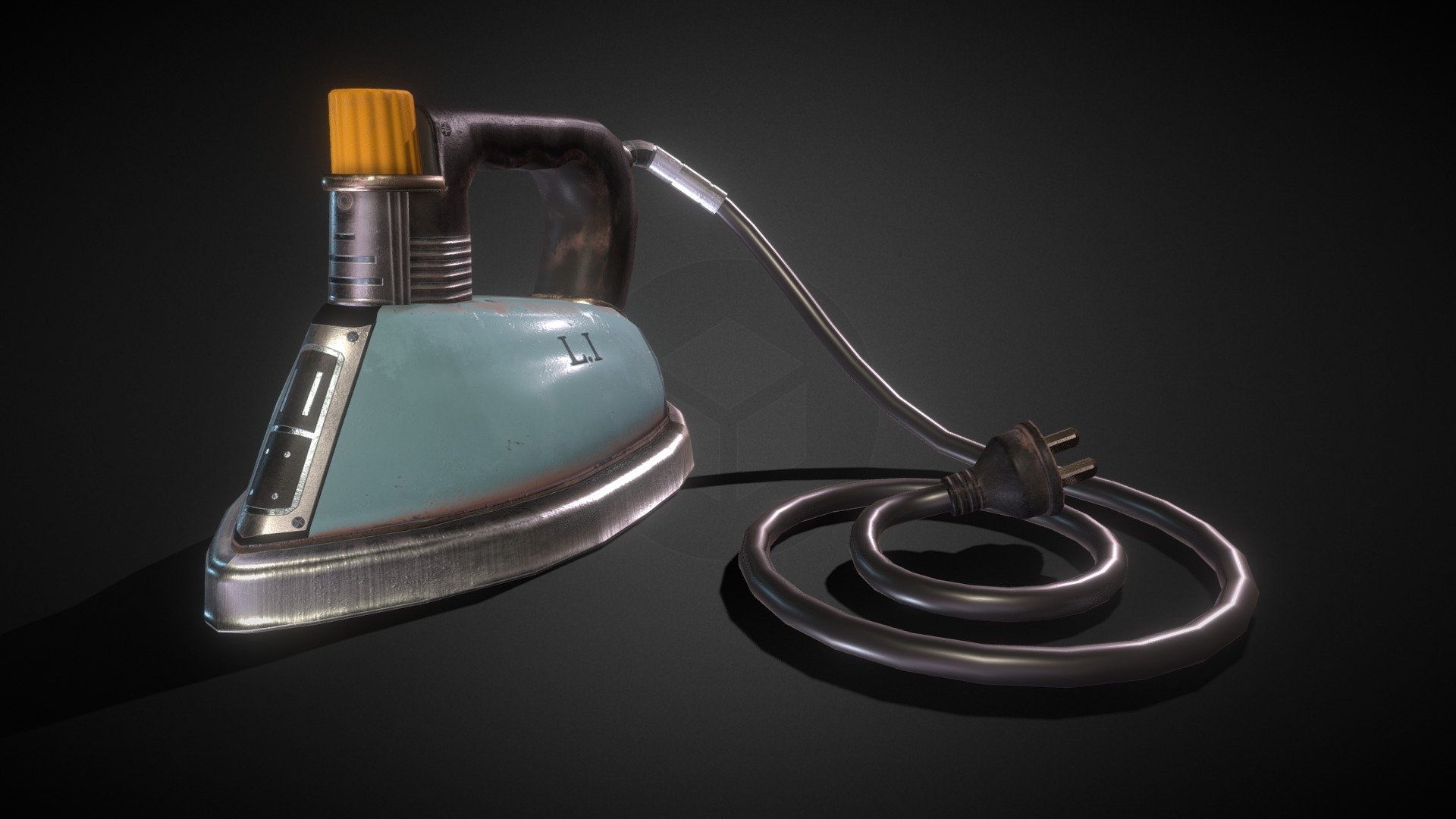 Clothes Iron - 3D model by Nello (@Bodaro) [ea7607f] - Sketchfab