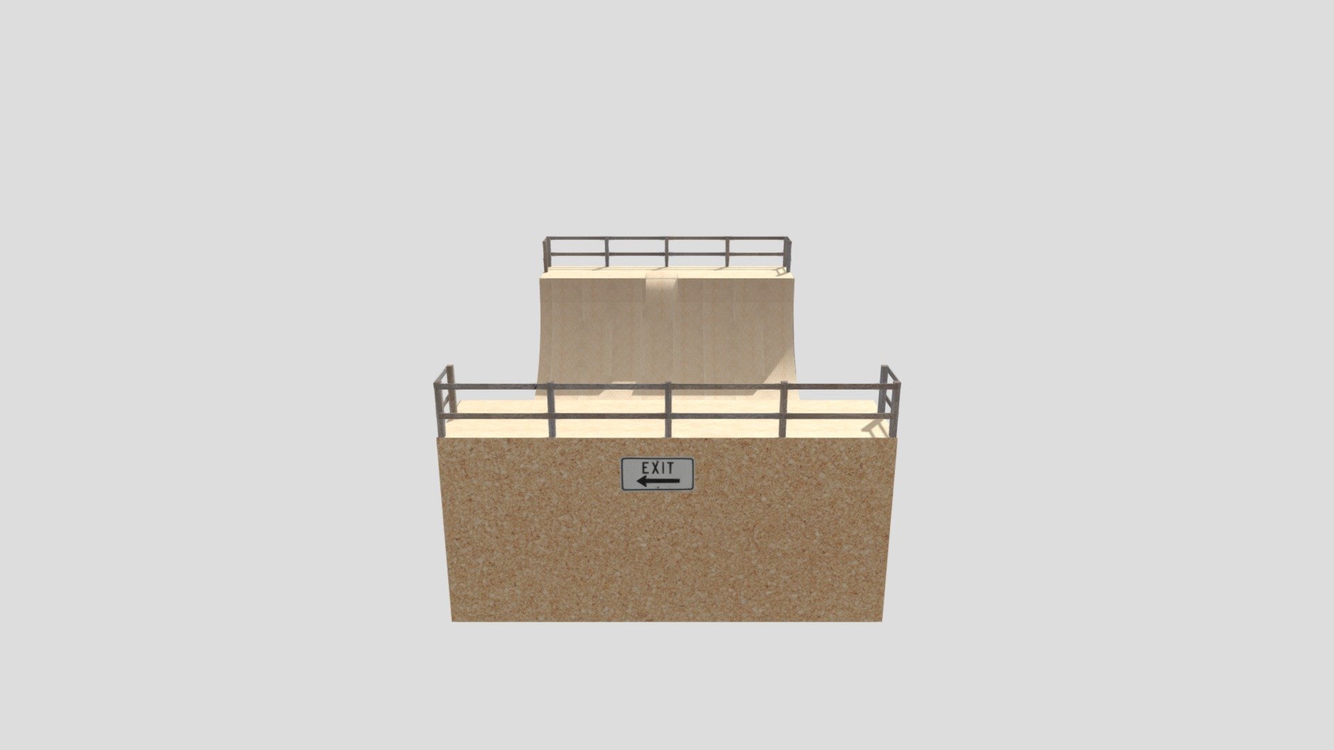 Halfpipe Textured - Download Free 3D model by poiuyt0418 [ea76de4 ...