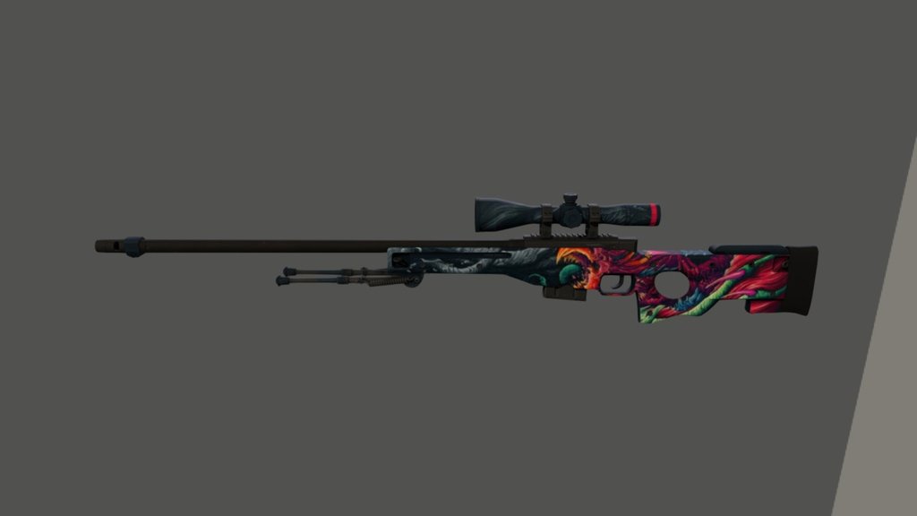 AWP | Hyper Beast - 3D model by RedSparr0w [ea781c5] - Sketchfab