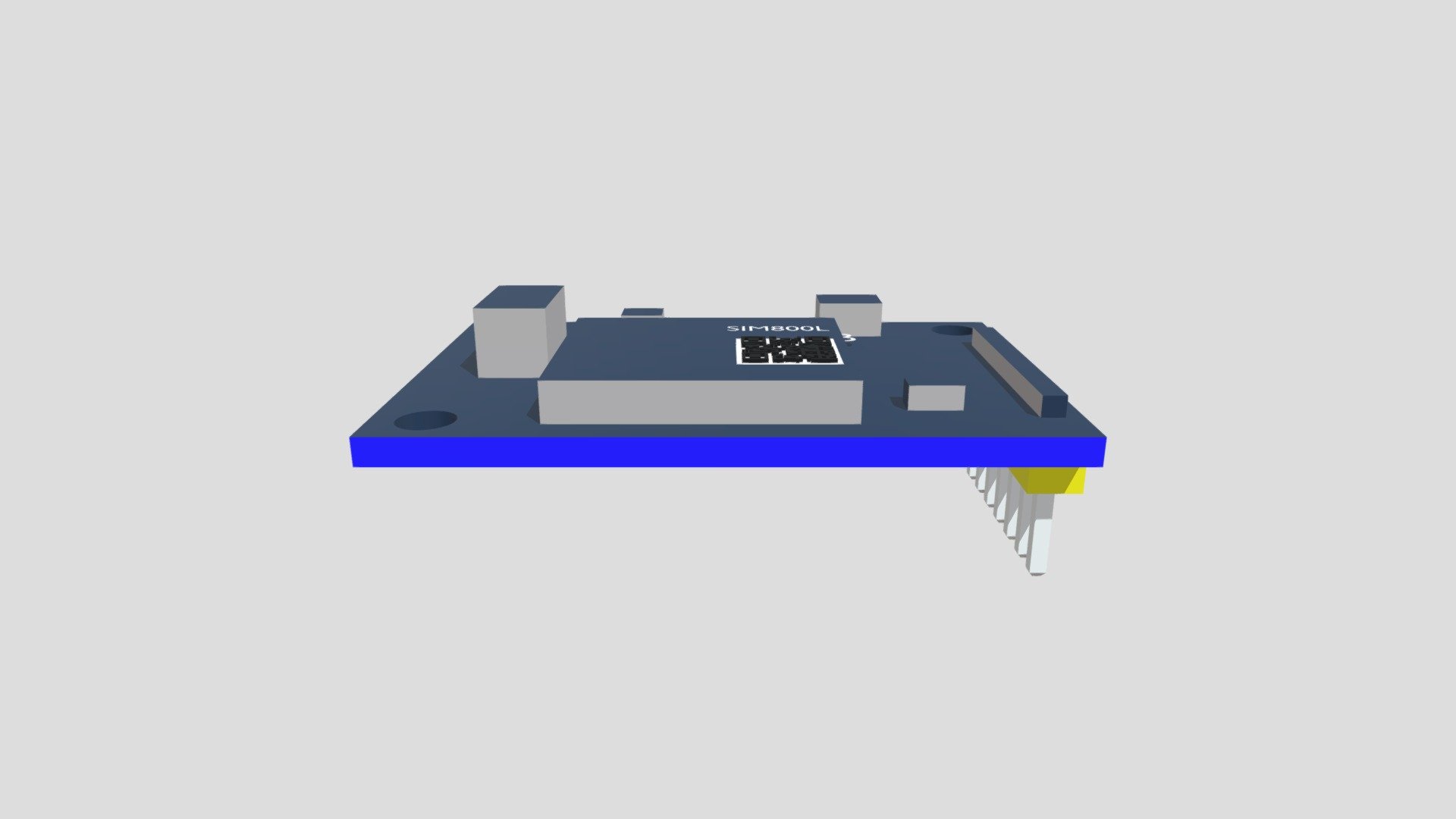 SIM800L - Download Free 3D model by mikaelsmb9696 [ea796ce] - Sketchfab
