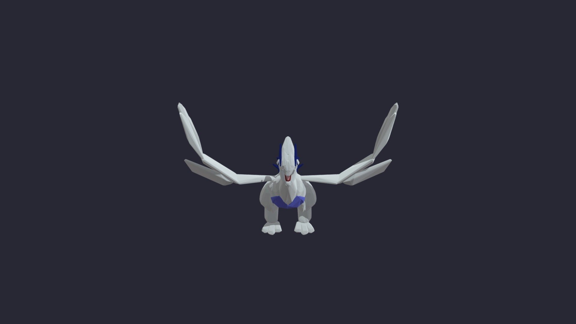 Lugia - Download Free 3D model by seasonalsprout [ea79c43] - Sketchfab