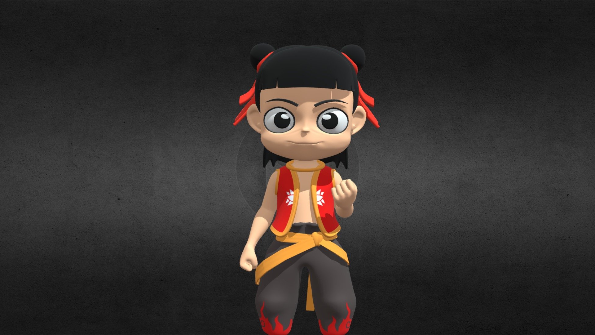 Kid Nezha - Ne Zha - 3D model by Summerforce (@sithtigun) [ea7c13d ...