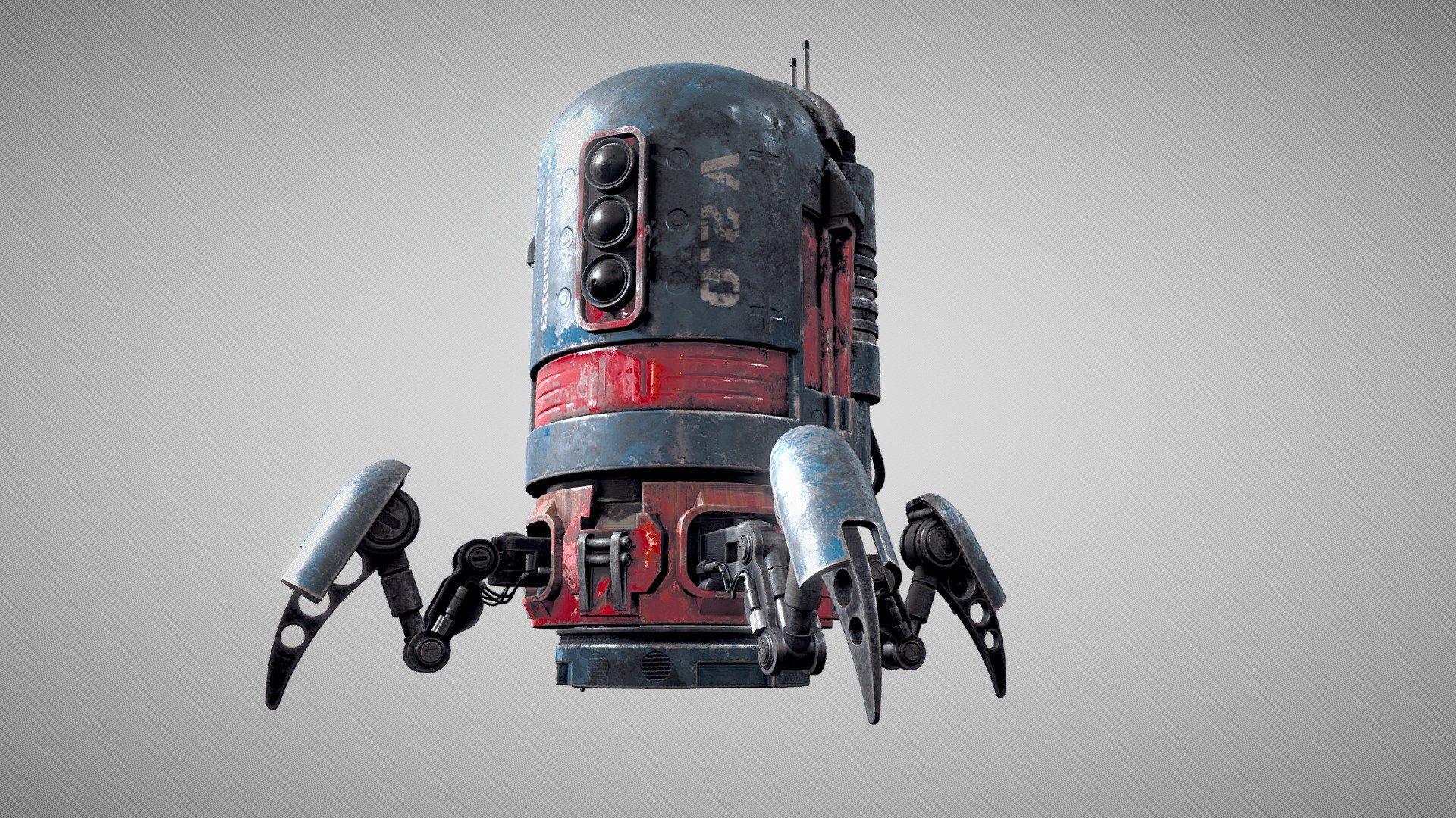 spiderbot - 3D model by Comrade_Strij [ea7d251] - Sketchfab