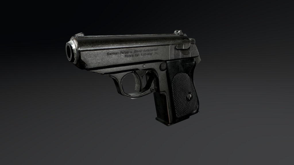 Ppk_low_poly - 3D model by Cyril Limoges Athiel (@athiel) [ea7d2ed ...
