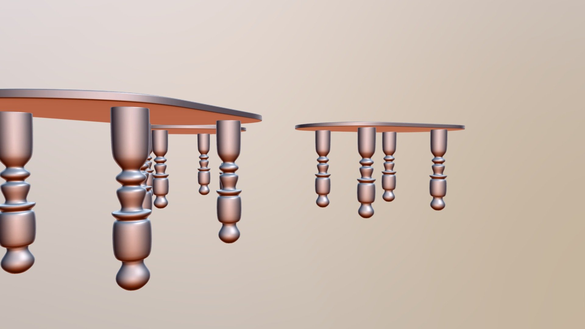 Table 3D model - Download Free 3D model by Aakash2__2 (@Aakash2d ...