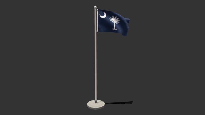 Flagpole 3D models - Sketchfab