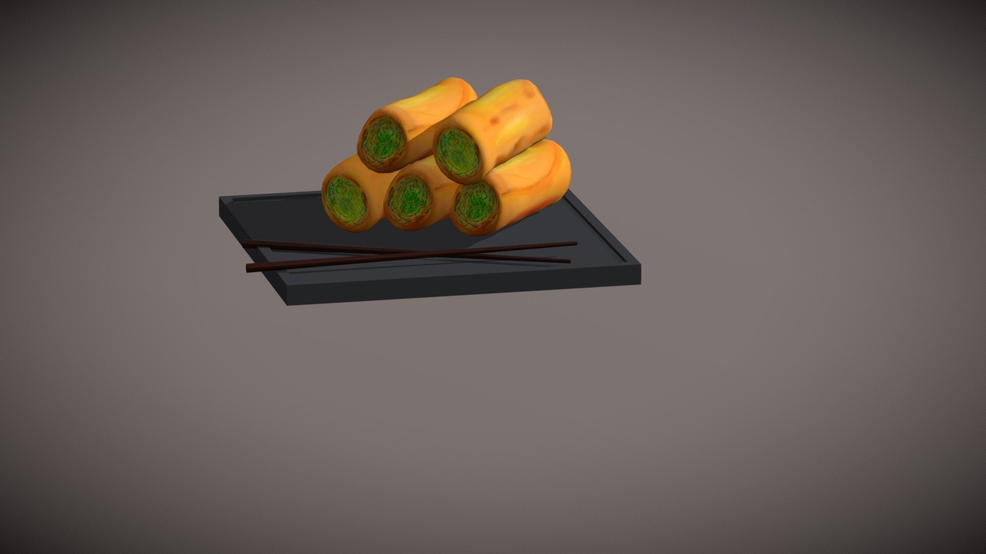 SPRING_ROLLS - 3D model by VerdeSepia [ea804c9] - Sketchfab