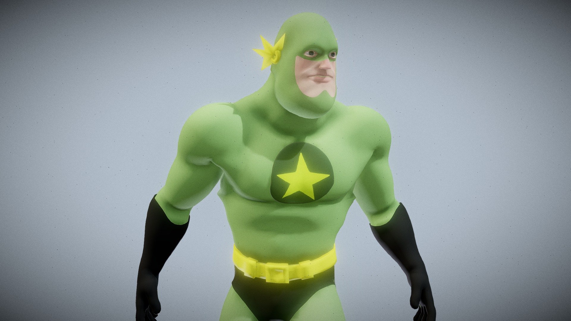 Superhero - Male - Animated - Buy Royalty Free 3D model by Theo ...