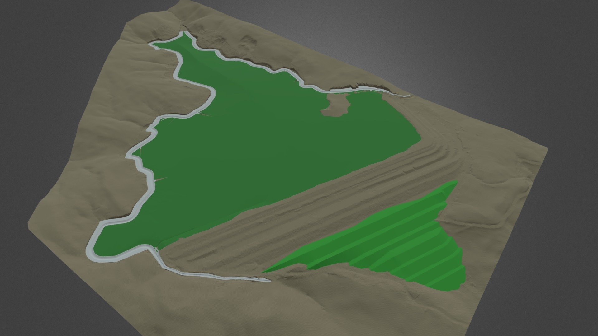 Barragem MSG - Arranjo Geral - 3D model by Eduardo Becker (@andyledesma ...