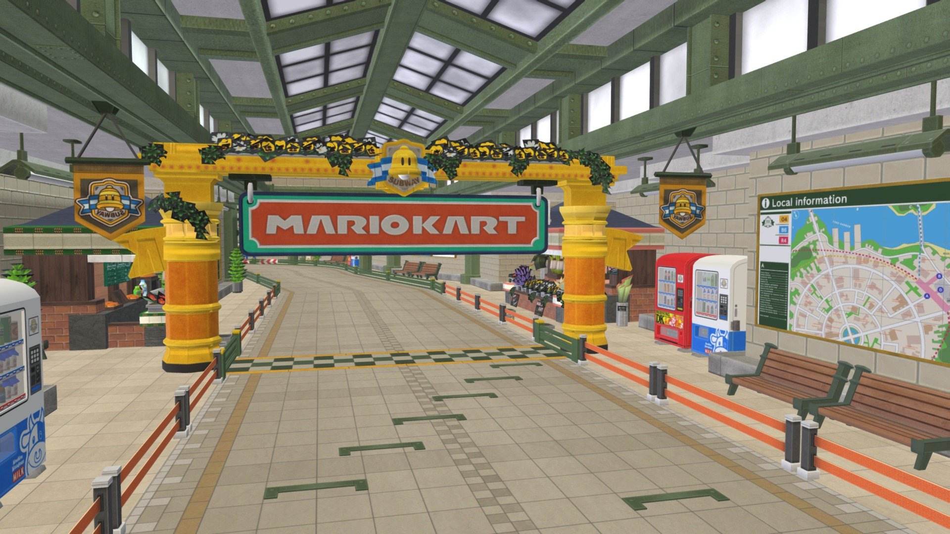 Wii U - Mario Kart 8 - Super Bell Subway - Download Free 3D model by ...