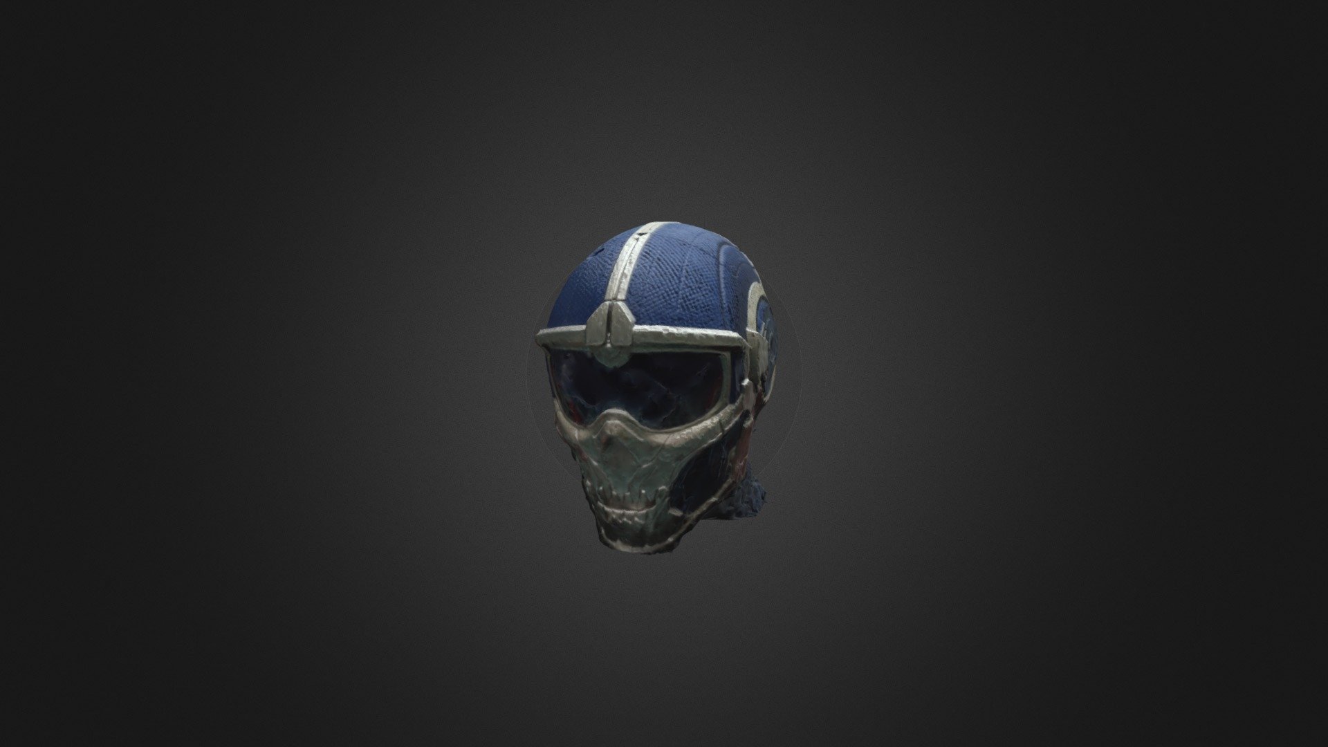 644230019 Blue skull - Download Free 3D model by 644230019 [ea85ef1 ...