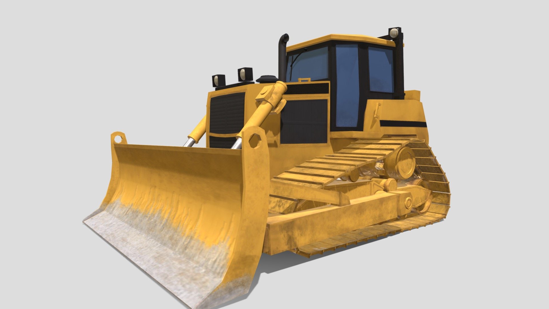Low Poly Bulldozer - Buy Royalty Free 3D model by JG3D (@jg-3d ...