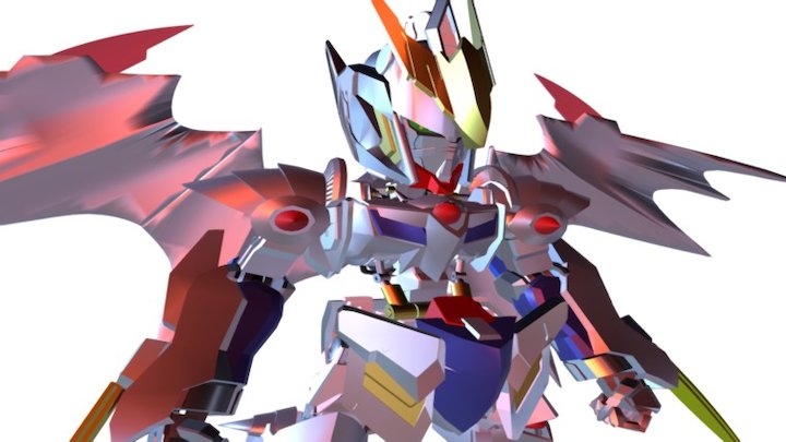 SD GUNDAM BAT Knight - 3D model by krit yamsaso (กฤษณ์ แย้มสระโส ...