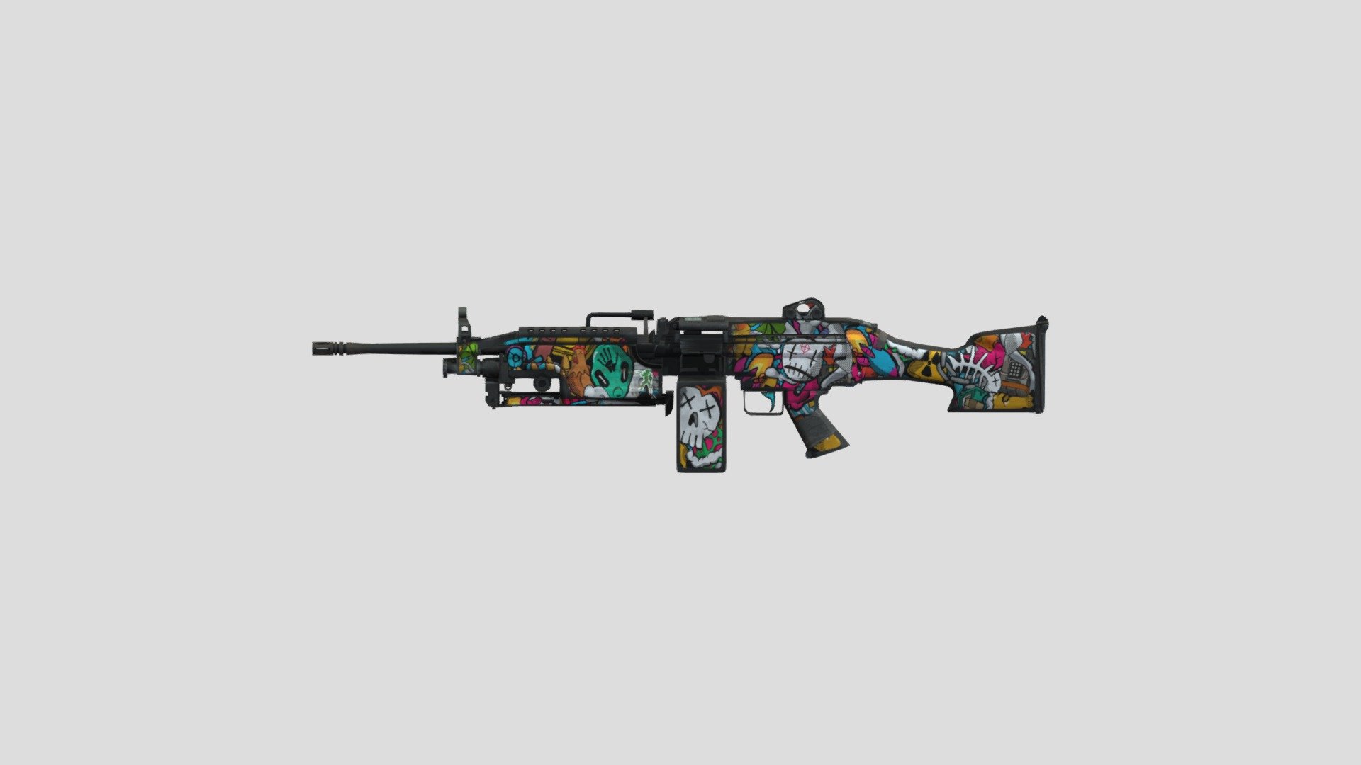 M249 Toybox 3d Model By Sic Ahmadmotamed [ea8732d] Sketchfab