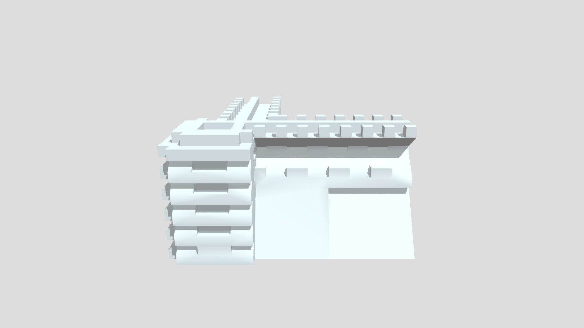 Castle Wall Corner - Download Free 3D model by fireresist2 [ea8827c ...