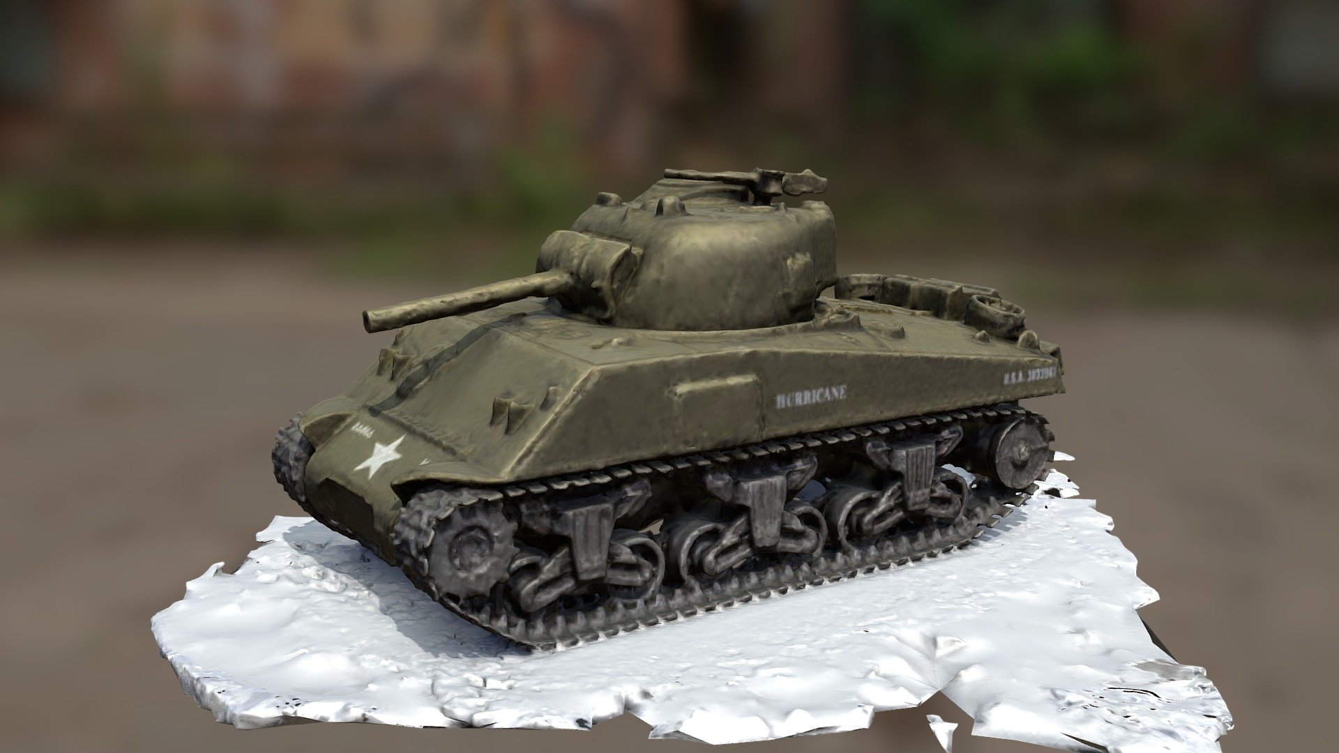 Sherman Toy 3D scan - Download Free 3D model by moggbomber [ea899ff ...