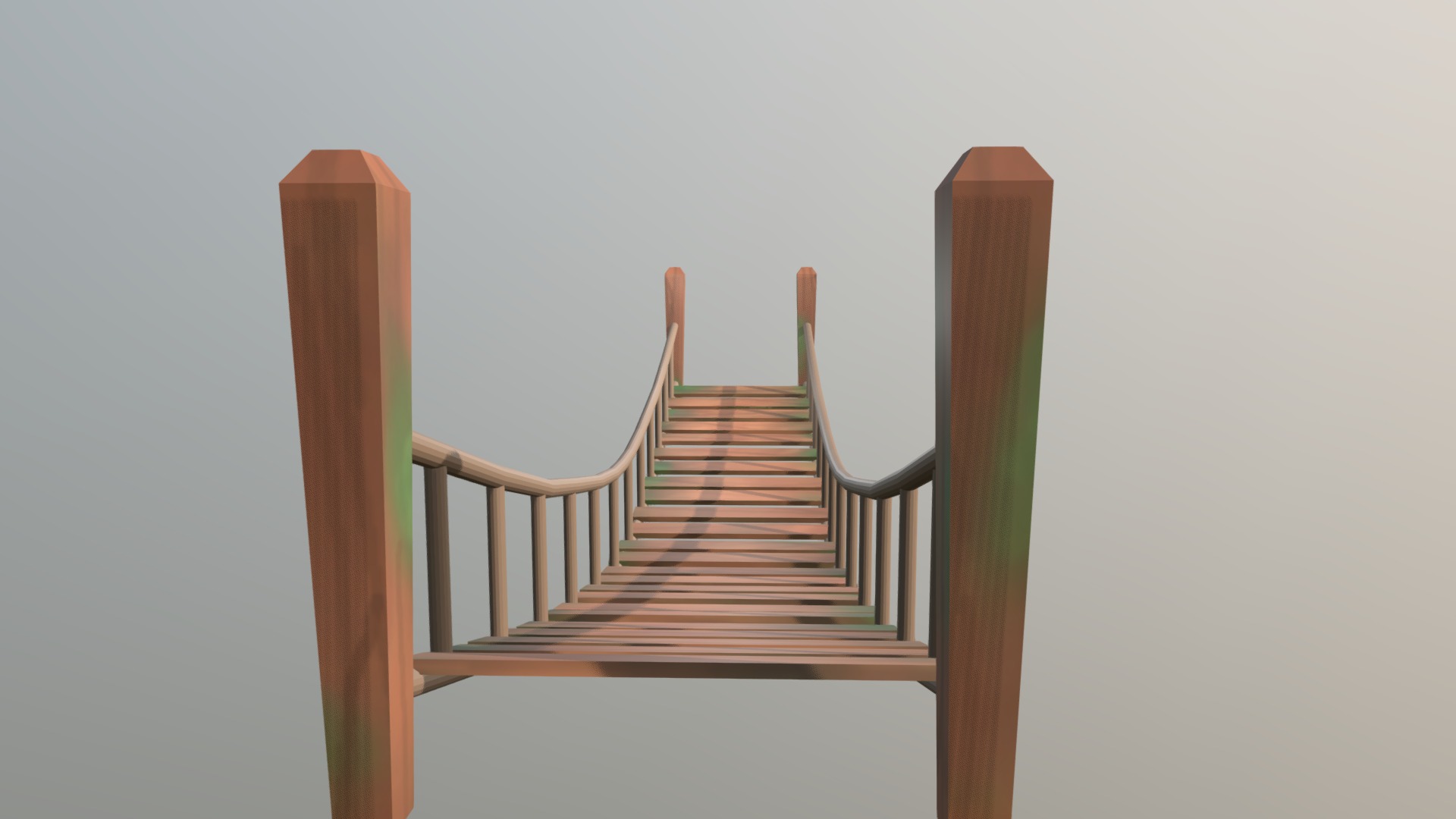 Wooden Plank Bridge - 3D model by CWcomptech (@tking) [ea8ac2e] - Sketchfab