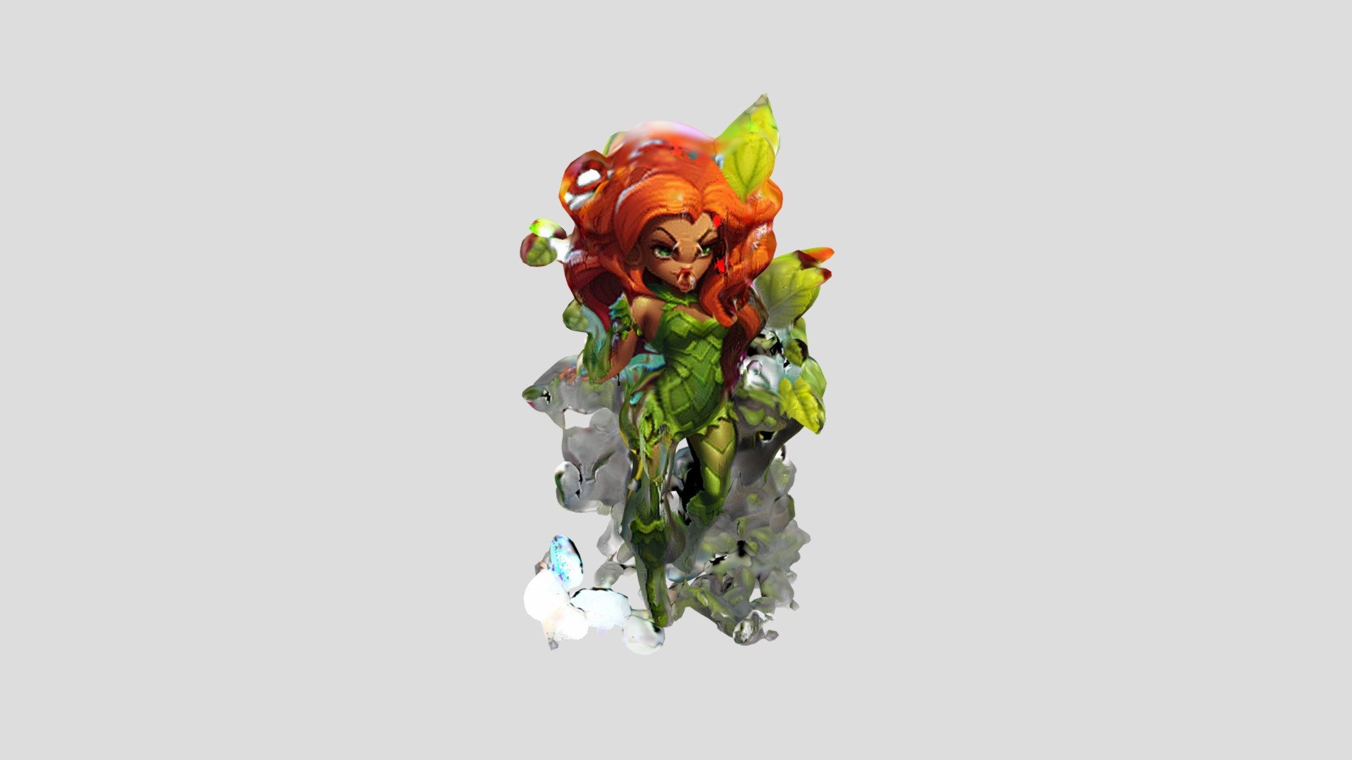 Poison Ivy Statue Poison Ivy, also known as I - Download Free 3D model ...