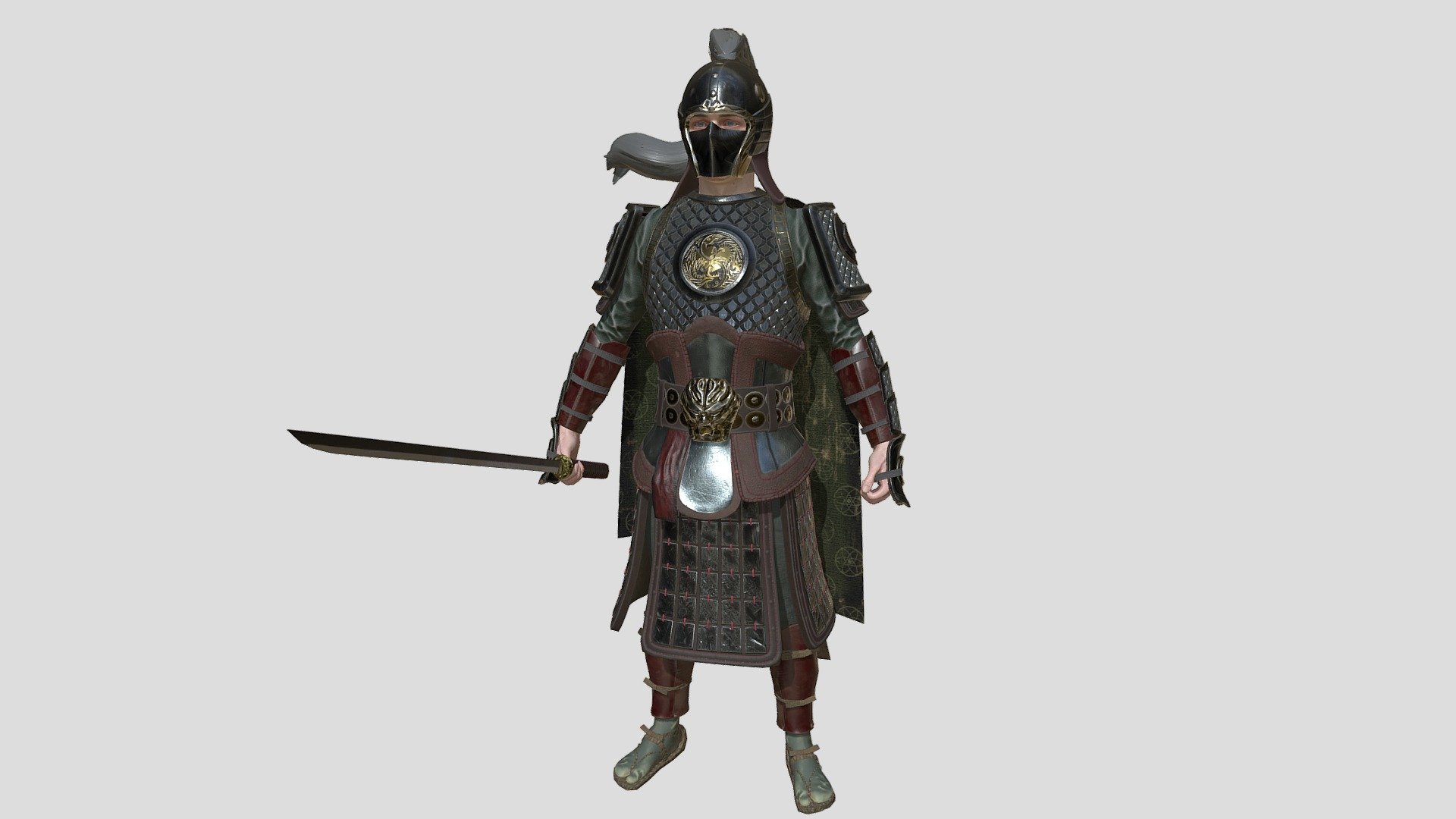Samurai - 3D model by jinyoung5497 [ea8c66e] - Sketchfab