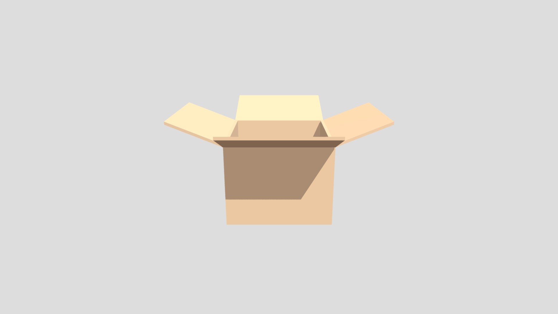 Empty box from Poly by Google - Download Free 3D model by IronEqual ...