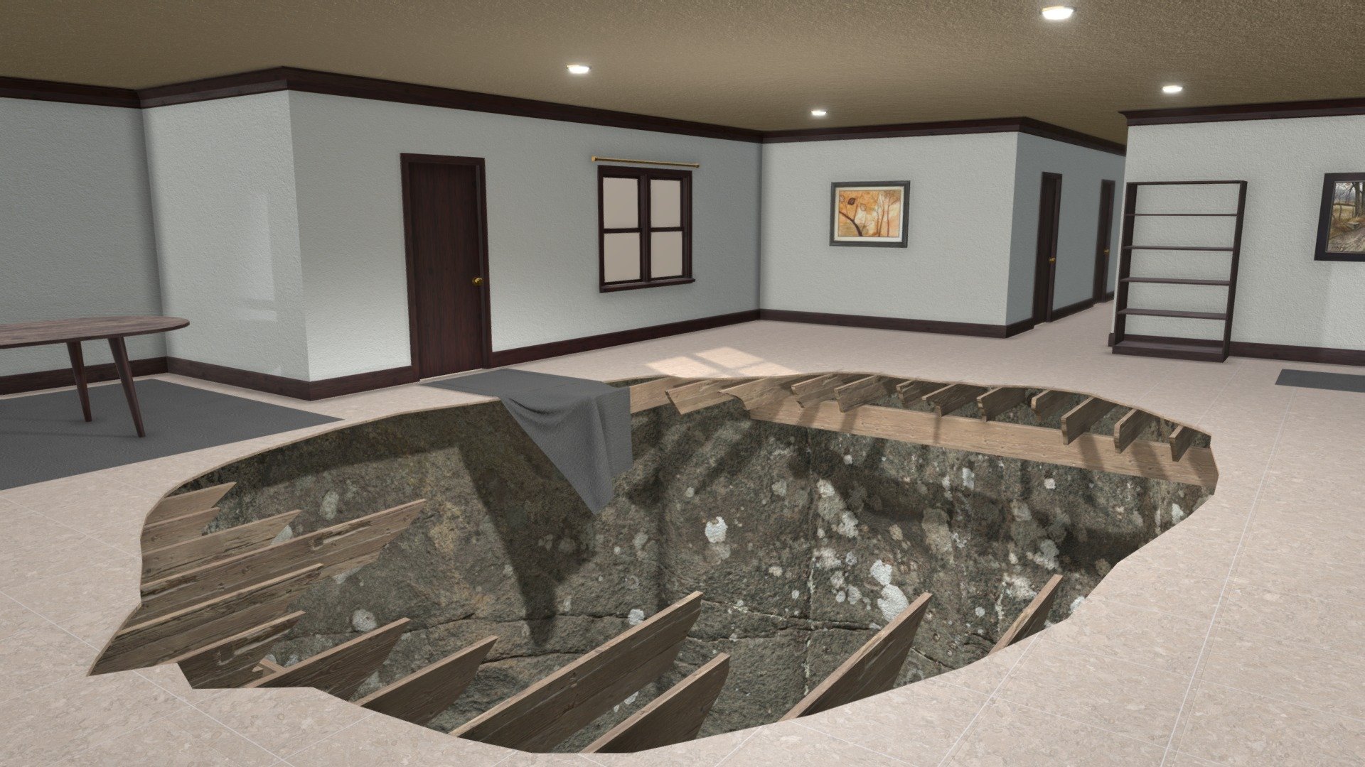 House Disaster - Download Free 3D model by jimbogies [ea8df8a] - Sketchfab