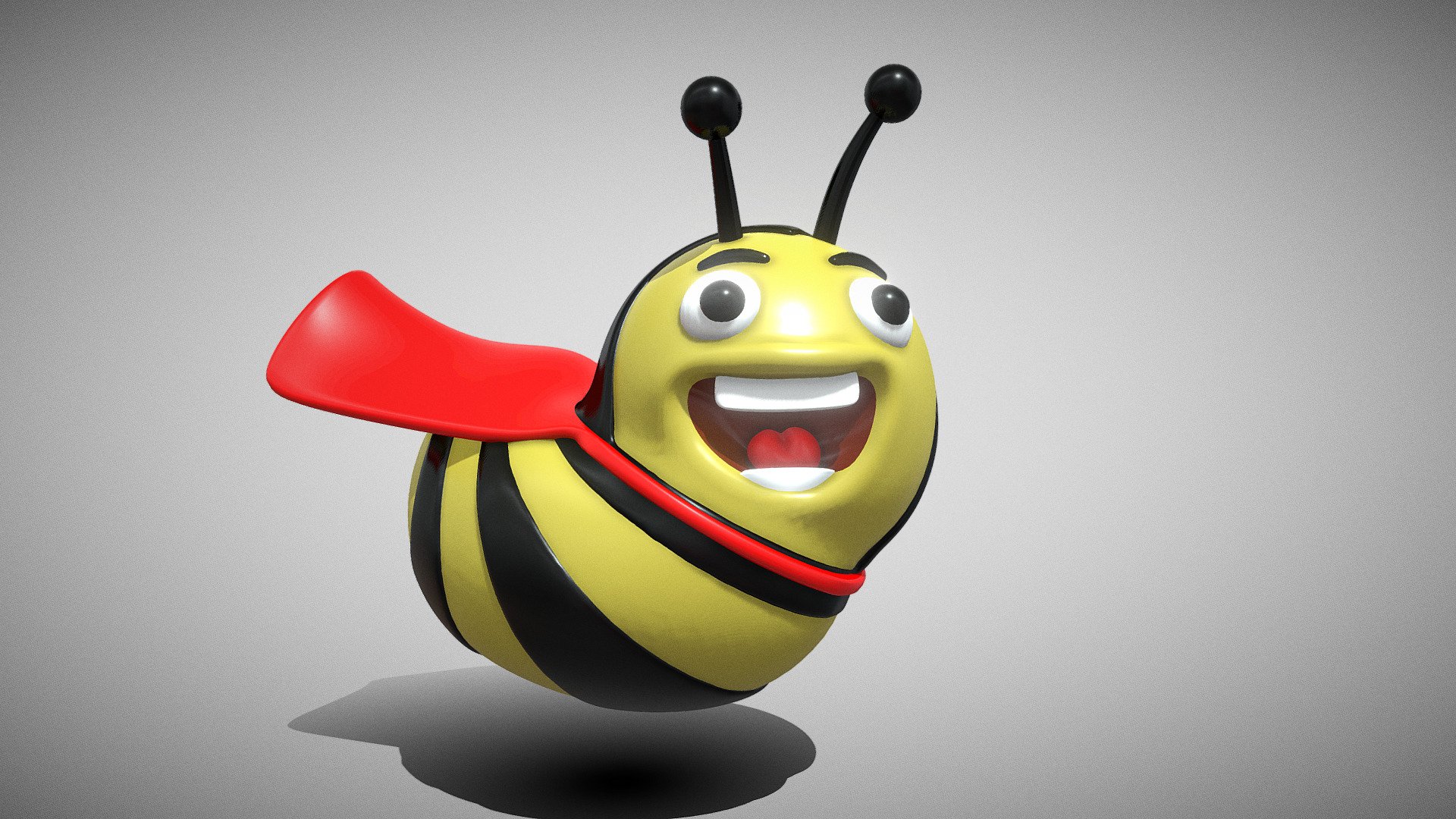 The Bee - 3D model by Asyraaf Ahmadi (@asyraaf) [ea8e841] - Sketchfab