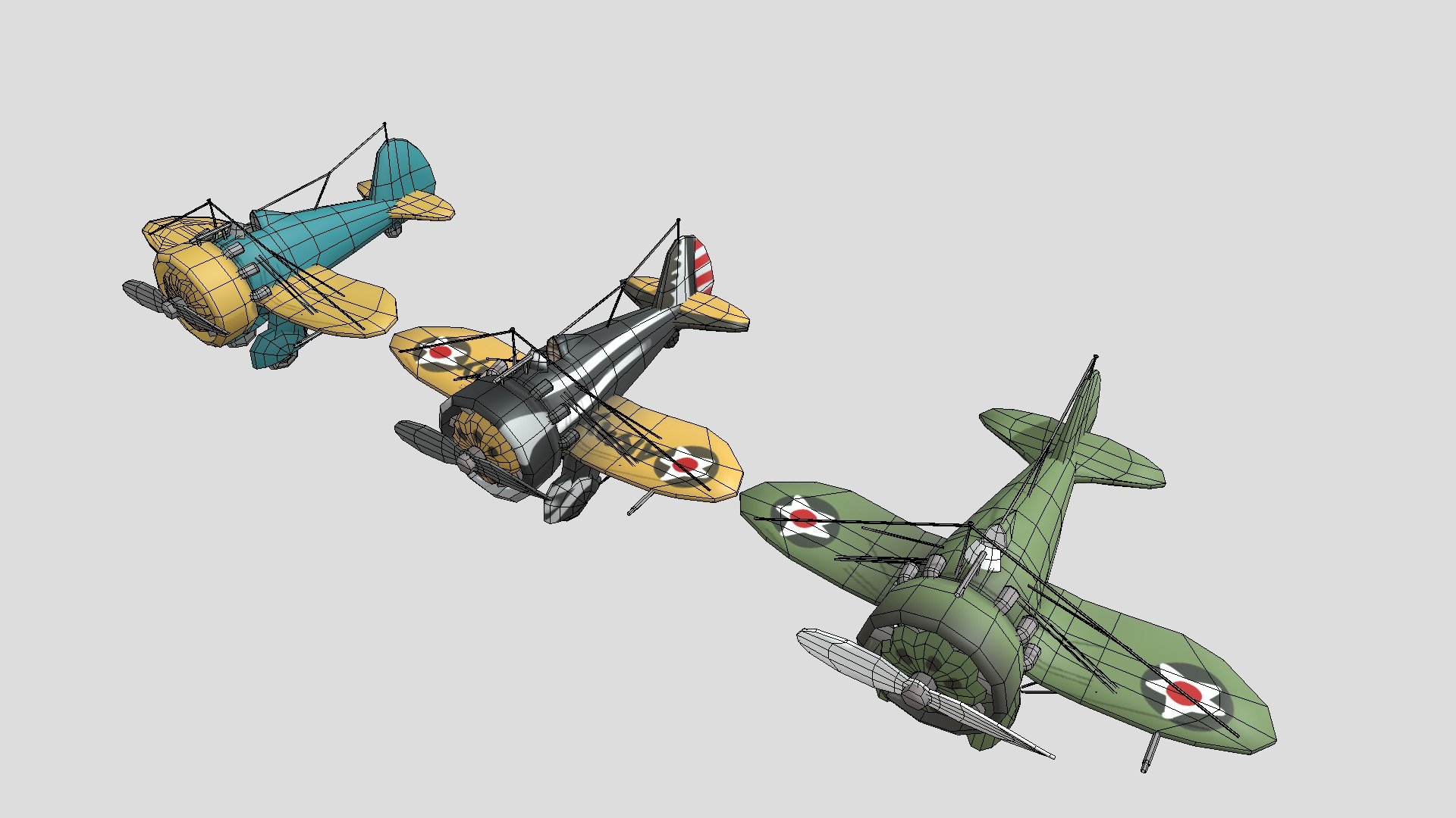 P-26 Peashooter - 3D model by Ulrike_Selvik (@Nemi66) [ea8eb66] - Sketchfab