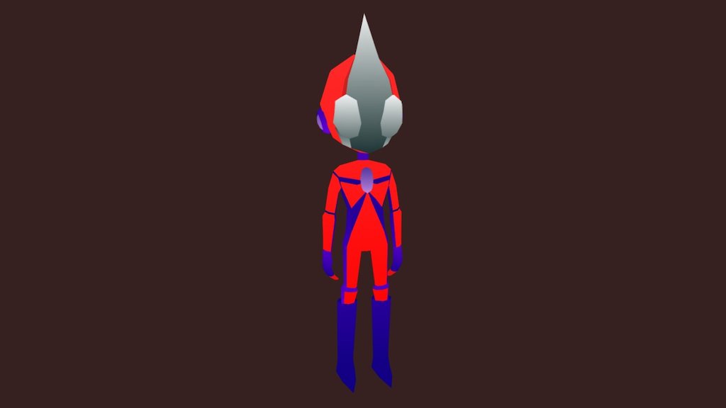 Super Red Speed Space Sentai - Download Free 3D model by TOONY ...