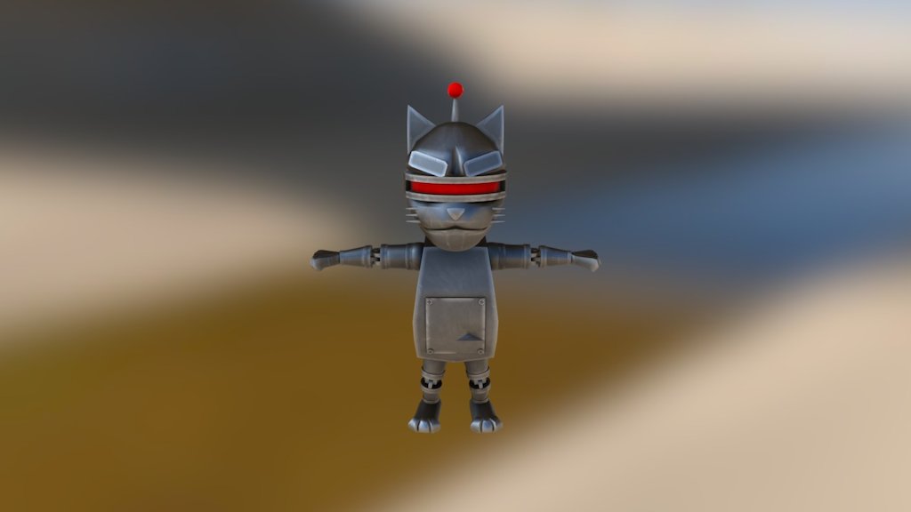 Robot Cat - 3D model by jespermolander3d [ea8f8e7] - Sketchfab