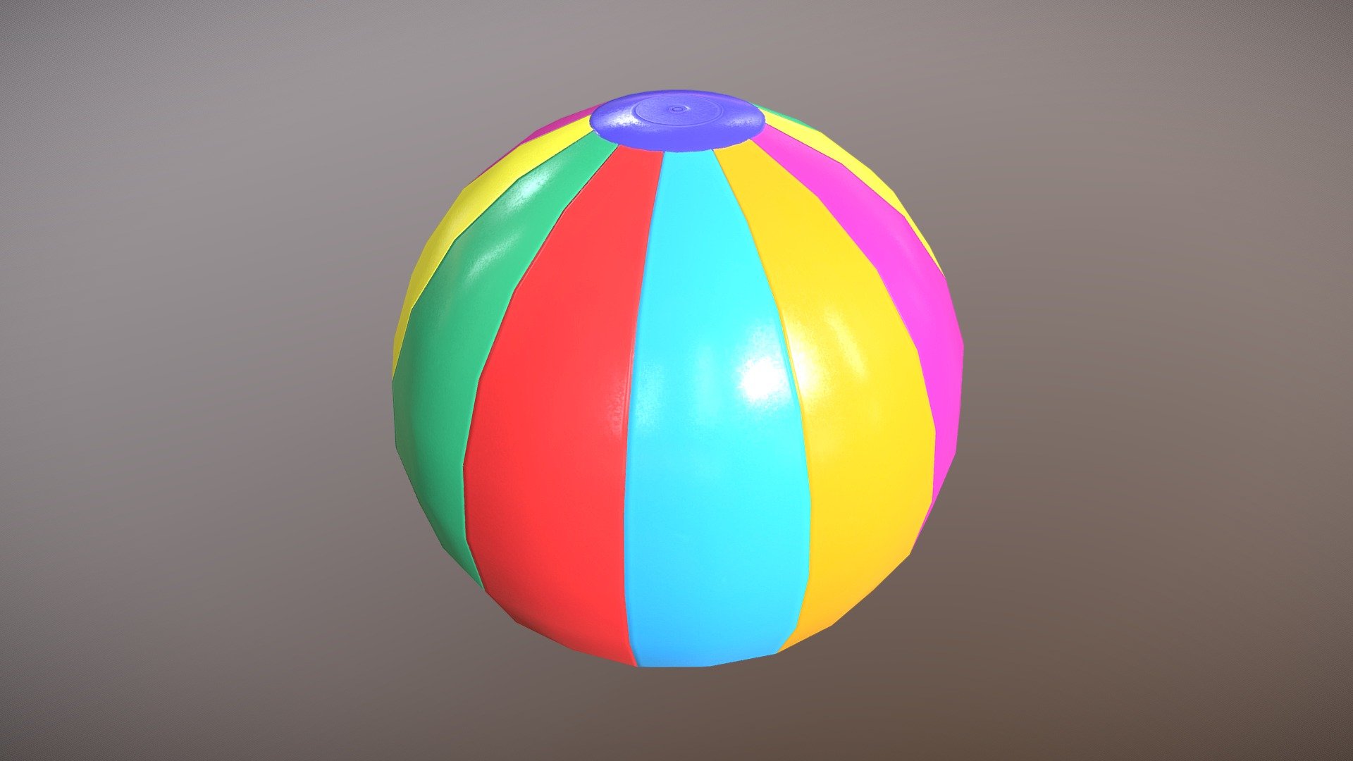 Beach Ball - 3D model by Grishmanovskij Anton (@GrishmanovskijAnton ...
