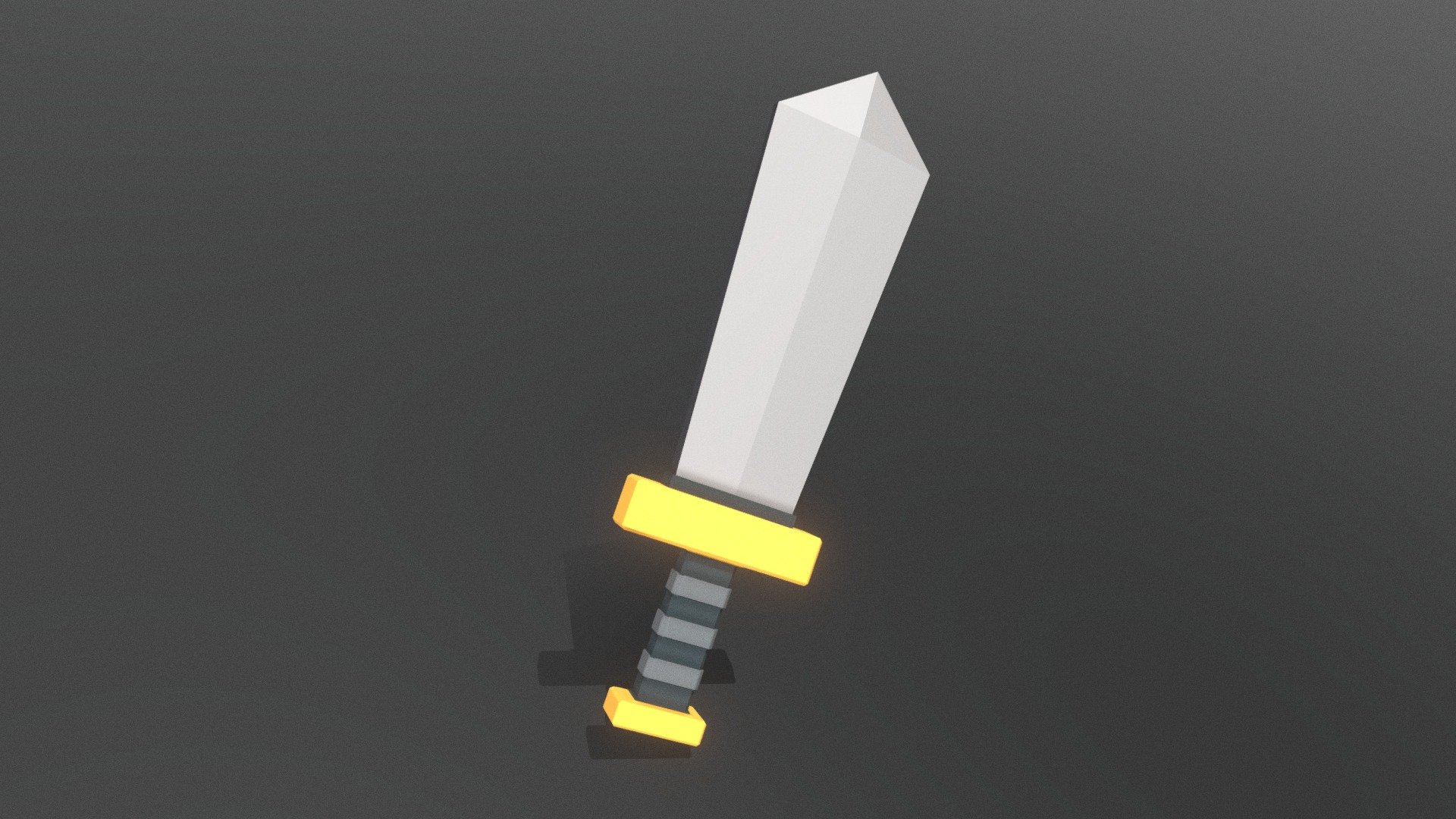 Low Poly Sword - 3D model by PLASSA [ea90968] - Sketchfab