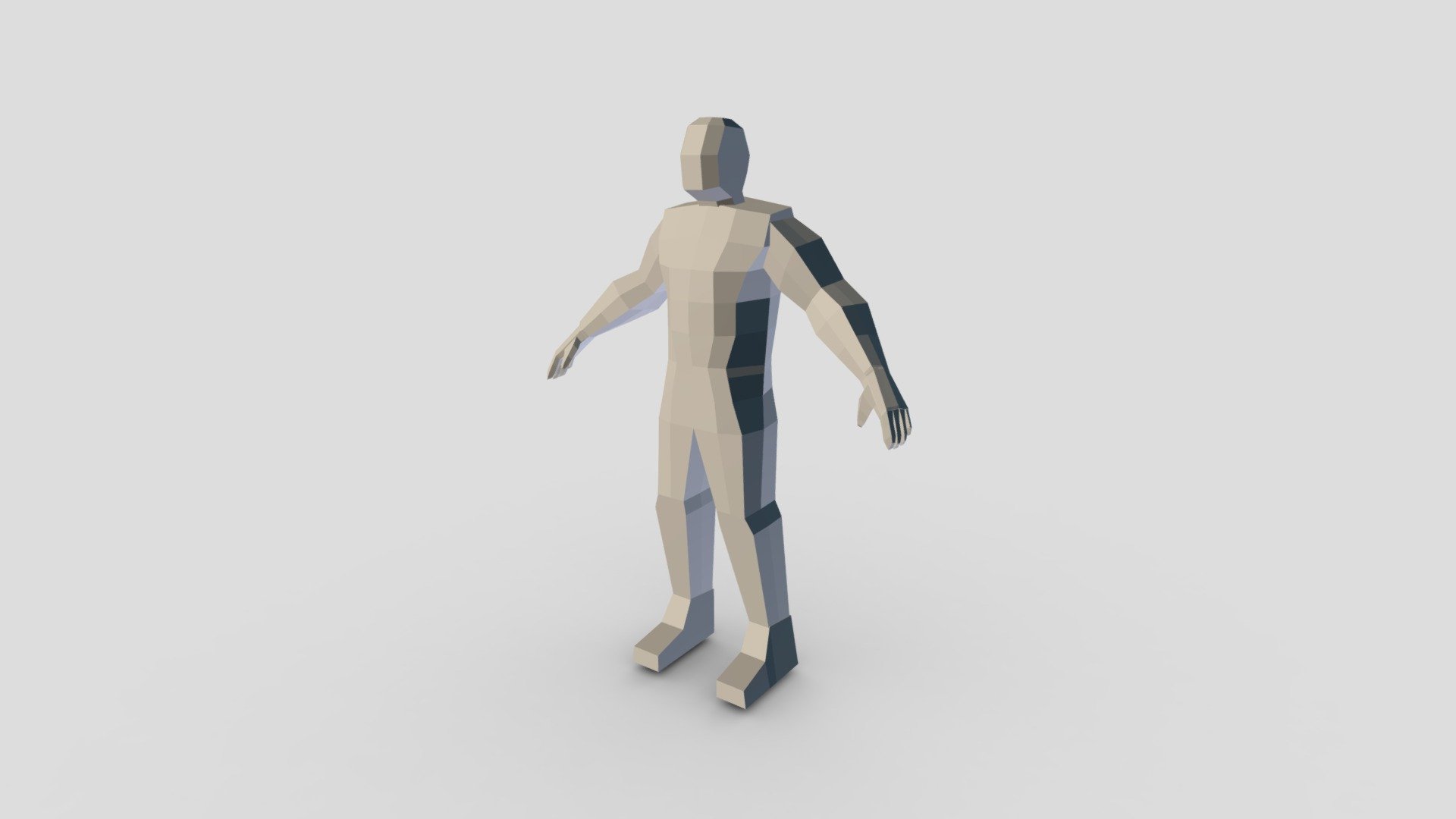 Very simple humanoid figure - Download Free 3D model by szvantovit ...