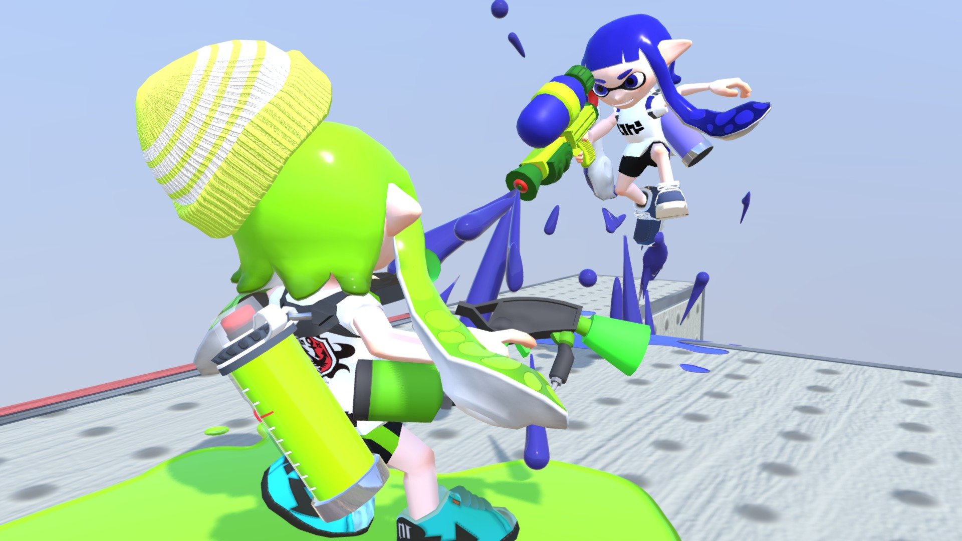 Splatoon - 3D model by Gato_socora (@Denpaya_kobo) [ea91fb3] - Sketchfab