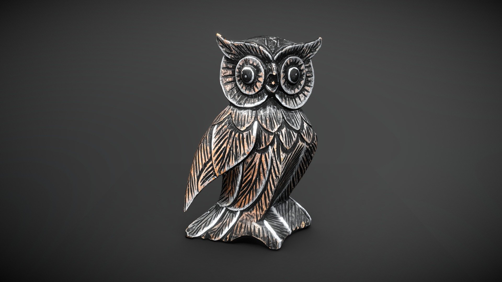 Wooden OWL - 3D model by Piotr Związek (@zwiazek) [ea93cef] - Sketchfab