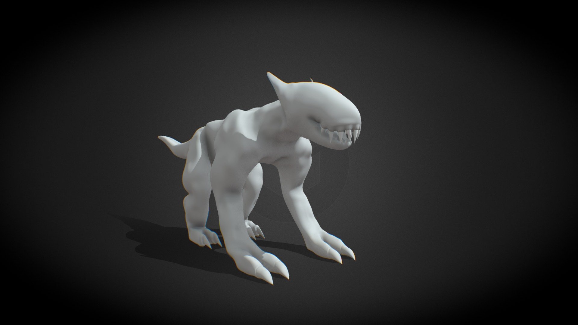 Dog monster - Download Free 3D model by BLENDERJO [ea95036] - Sketchfab